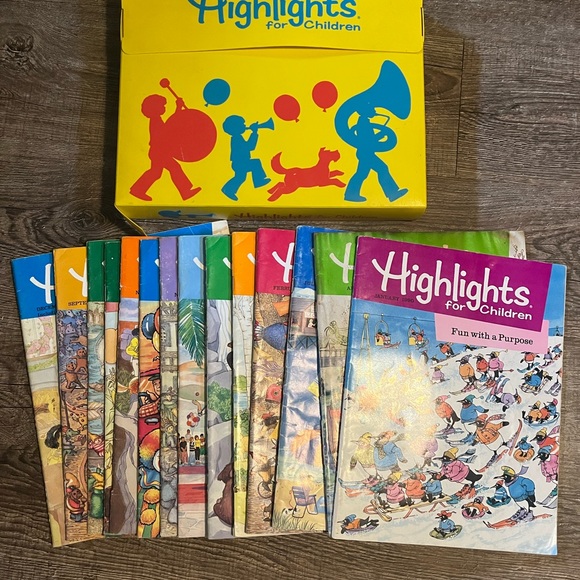 highlights | Other | Vintage 989199s Highlights Lot Of 14 Educational ...